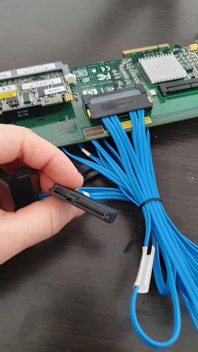 HP Smart Array E200 8port nas Attached SCSI SAS RAID Controller HBA pc ...