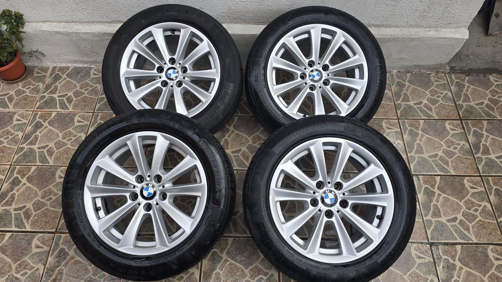 Jante aliaj BMW f10 f11 Anvelope vara 225 55 R17 roti seria 5 Bucuresti Sectorul 5 • OLX.ro