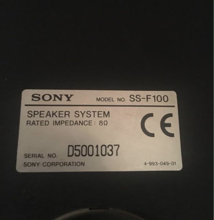 Boxe Sony SS-F100 8ohm 100w Timisoara • OLX.ro