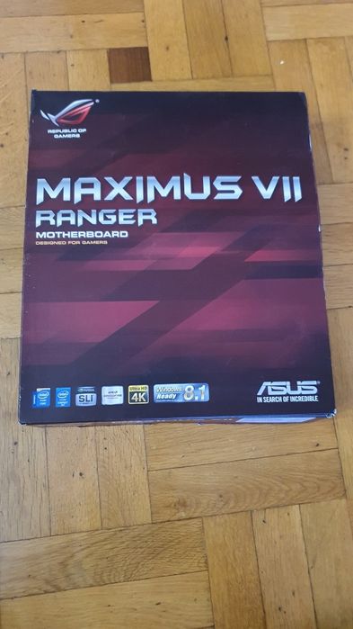 Дъно, процесор, рам Asus rog maximus vii ranger, i5 4670k, hyper x гр ...