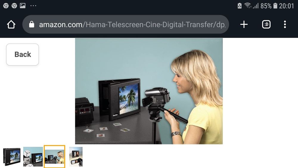 Ecran telescreen, ecran de transfer video Gama model 3012 Germany Zalau ...