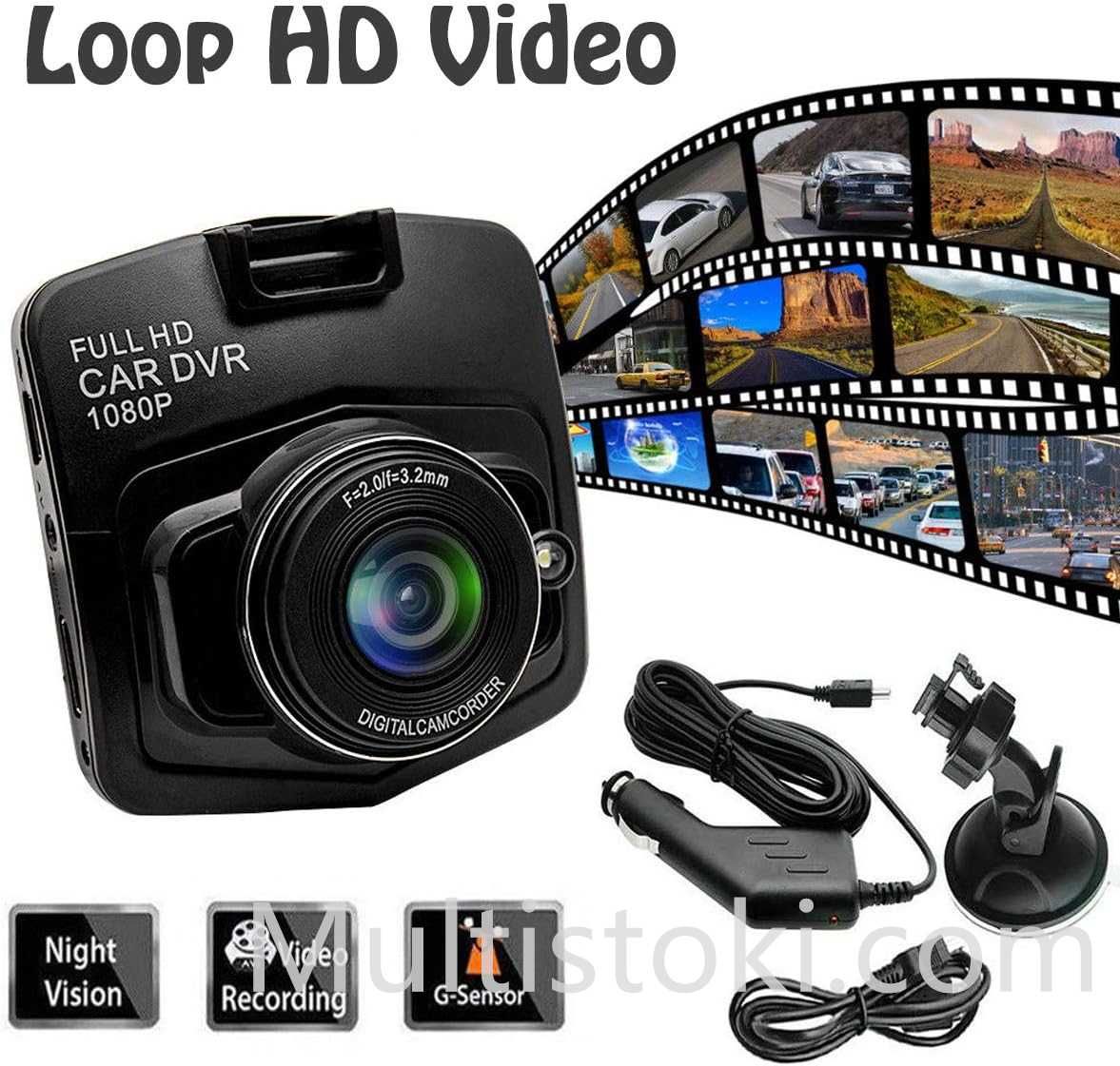 Видеорегистратор 2,4 инча камера HD 1080P преносим мини DVR рекордер гр ...