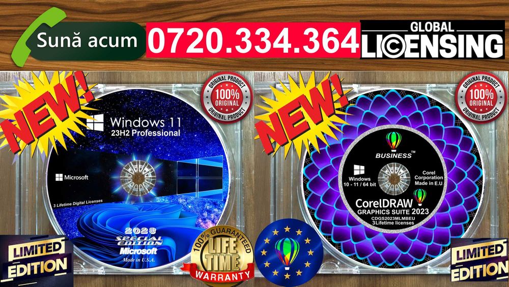 CorelDRAW Graphics Suite Business 2023-3 Lifetime Licenses+Windows 11 Bucuresti Sectorul 1 • OLX.ro