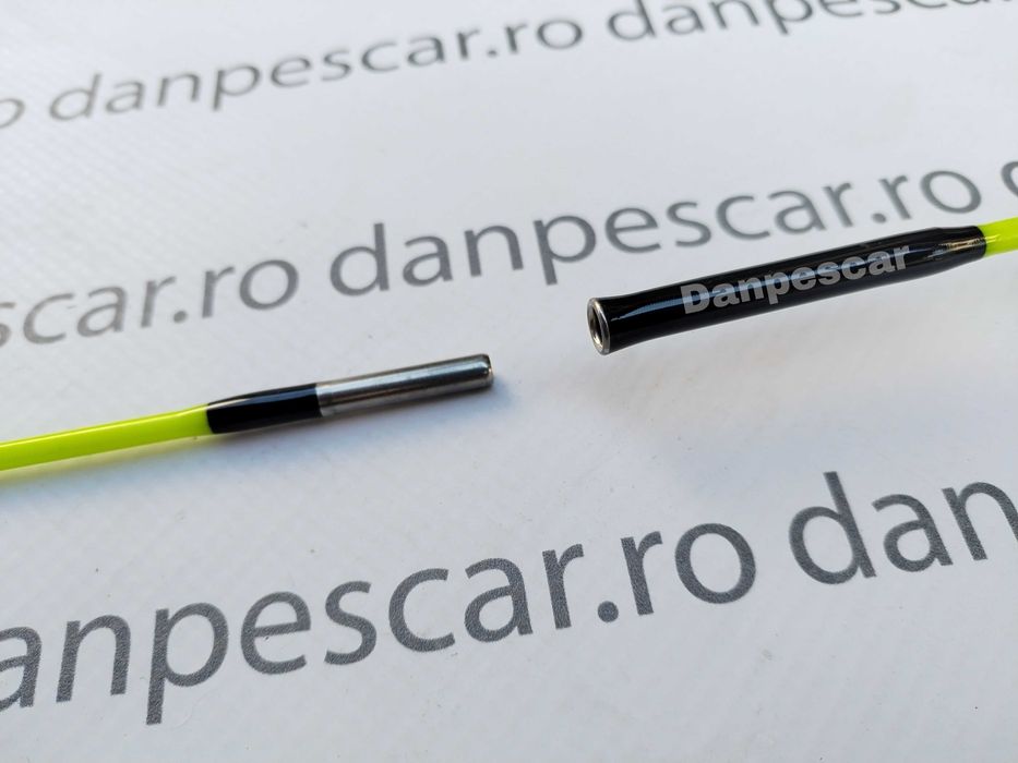 Lanseta pescuit la copca Hakuyo fibra plina cu mufare metalica 1,20m ...