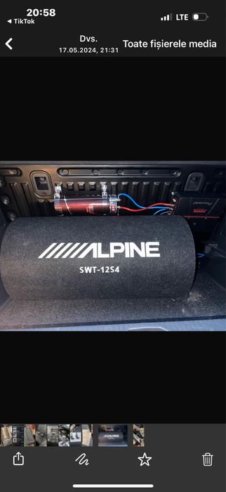 Subwoofer Alpine auto Chiajna • OLX.ro
