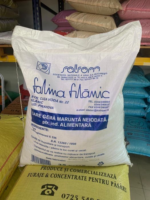 Sare marunta neiodata alimentara Clinceni • OLX.ro