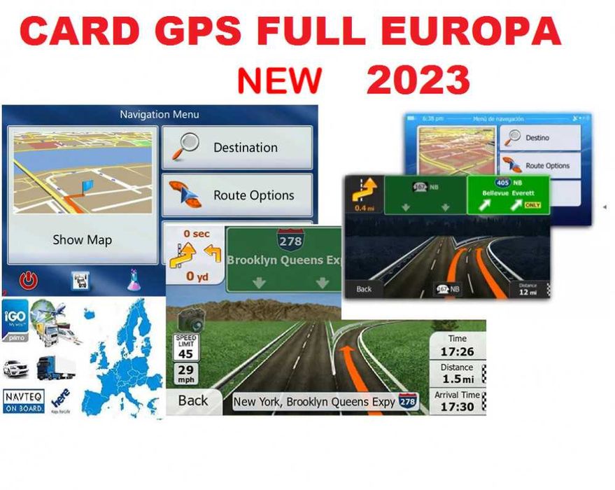 SDCard GPS Harti Navigatie iGO Primo Europa 2023 Ploiesti • OLX.ro