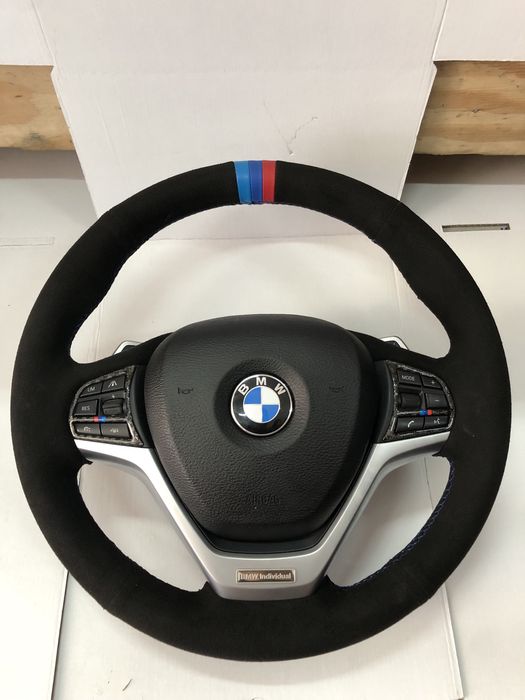 Volan BMW X5 F15/X6 F16 îmbrăcat in piele BMW Individual Cluj-Napoca ...