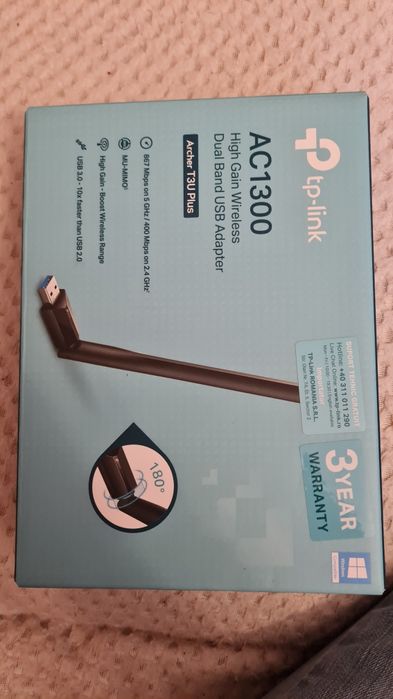 TP-link AC1300 Mini Adaptor USB Wireless MU-MIMO ARCHER T3U USB 3.0 ...