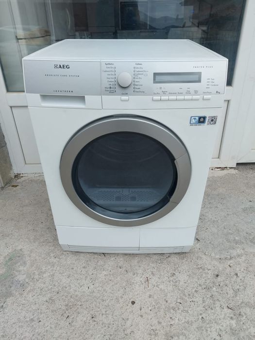 Сушилня AEG Protex Plus Цена:460лв. Капацитет 8кг Енергиен клас: A+++ гр. Смолян Невястата • OLX.bg