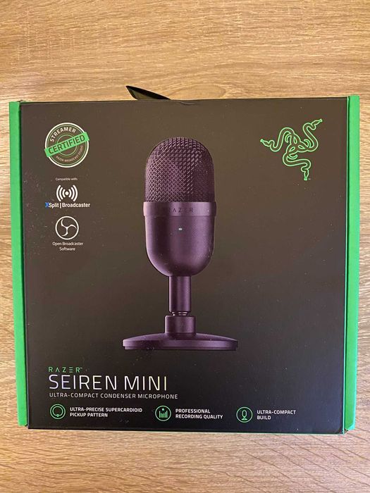 (НОВО) Микрофон Razer Seiren Mini - Black гр. Пловдив Христо Смирненски ...
