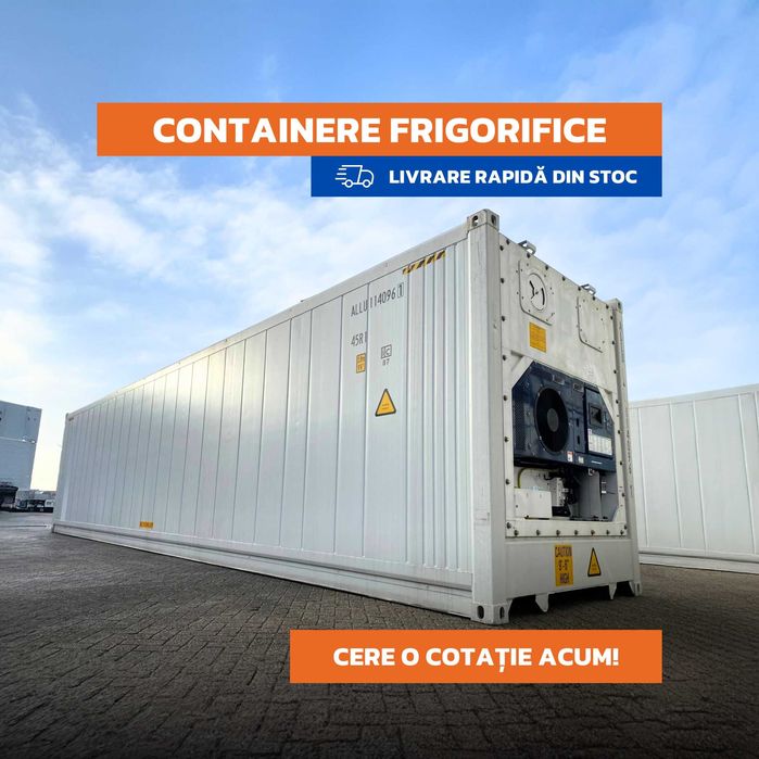 Container frigorific reconditionat si camera frigorifica personalizata ...