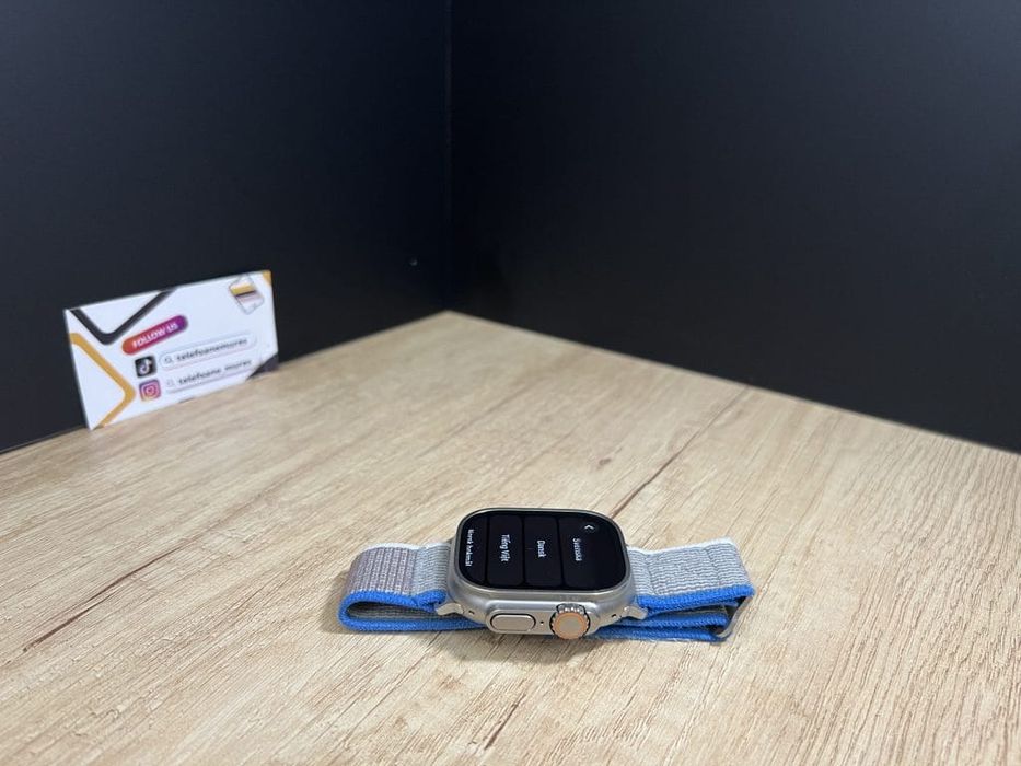 Apple Watch Ultra 2 49mm Olixar Grey & Blue Trail Loop 3 ani garanție ...