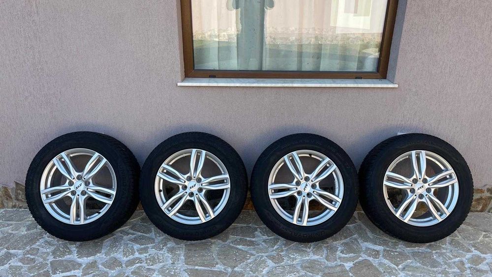 Roti aliaj complete Volvo XC60 pe 18 cu anvelope de iarna Oradea • OLX.ro