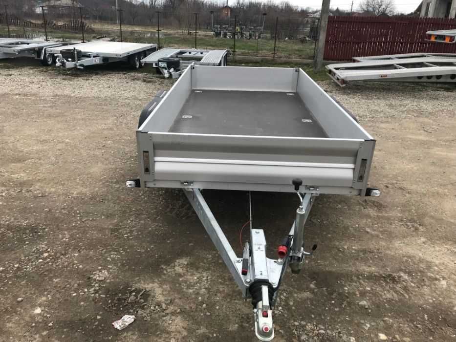 Remorca ALUMINIU 2 axe, 300cm x 150cm, frane, NOUA, OFERTA!!! Pitesti ...