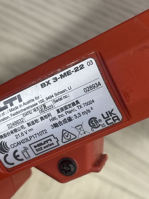 Hilti BX 3-22 pistol batut cuie beton metal nuron Constanta • OLX.ro