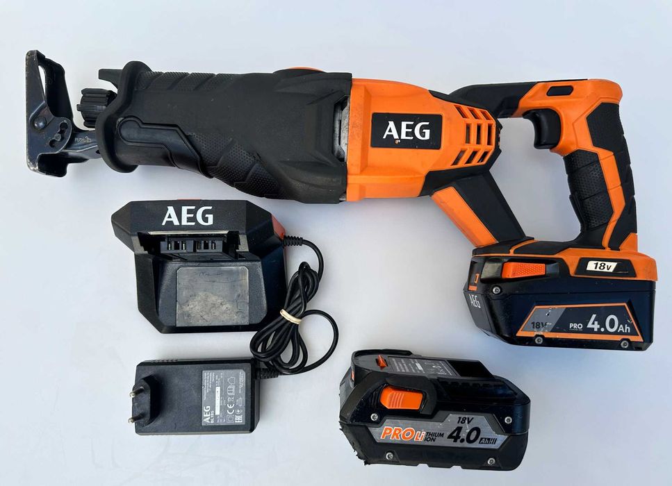 AEG BUS 18A - Акумулаторен саблен трион перфектен! гр. Шумен Добруджански • OLX.bg