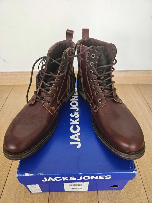 Ghete Jack&Jones, model Woodford, mar 45, piele, NOI Bucuresti Sectorul ...