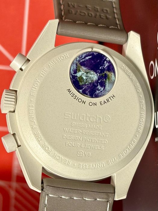 Omega x Swatch Speedmaster Moonswatch Mission On Earth Desert ORIGINAL ...