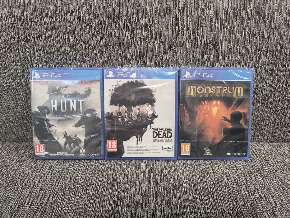 Hunt Showdown, The Walking Dead Telltale Series, Monstrum PS4 гр. Пловдив Централна гара • OLX.bg