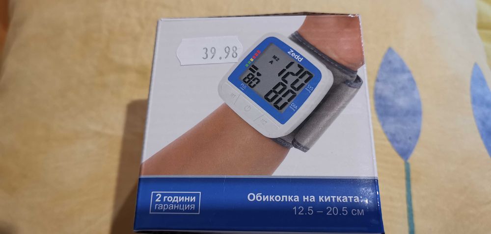 Апарат за китка за измерване на кръвно налягане Zedd Mini гр Русе Мидия Енос • Olx Bg