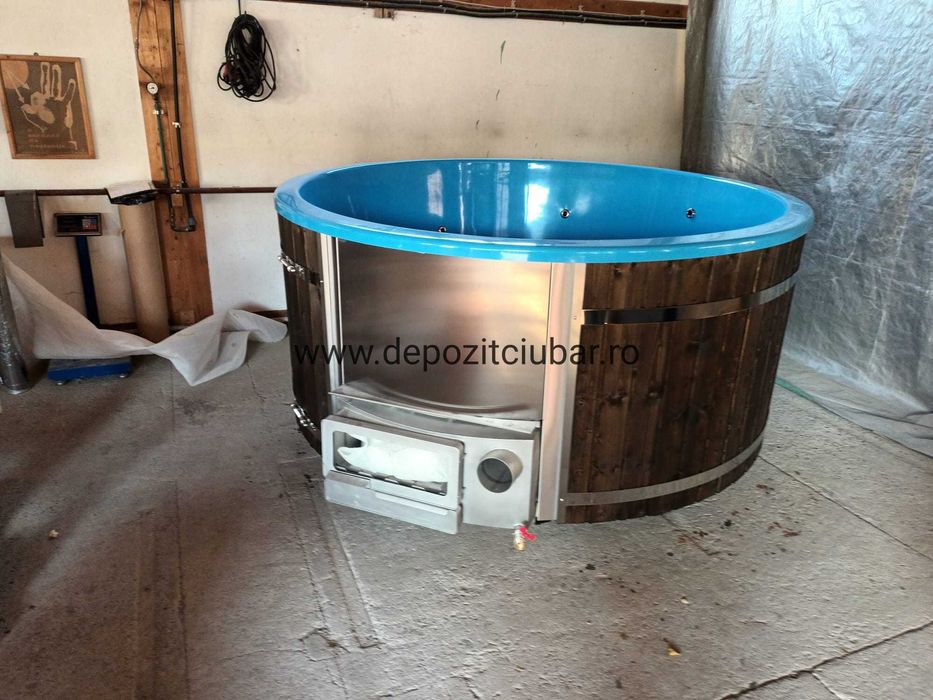 Ciubar , din fibra de sticla ,cu soba incorporata, model nou 8 pers ...