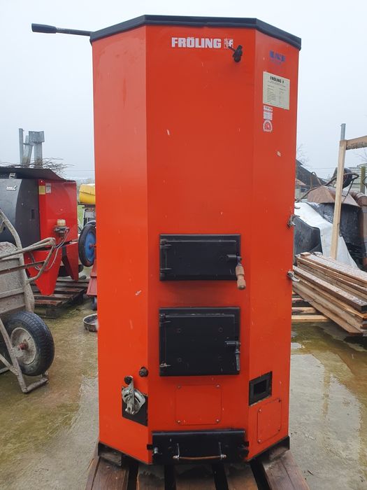 Vând centrala 35 kw Froling pe Hackschnitzel rumeguș, peleti Simand ...