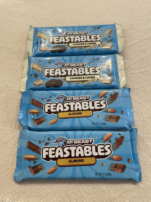 Шоколад Feastables, Mr. Beast - НОВИ МОДЕЛИ гр. София Лозенец • OLX.bg