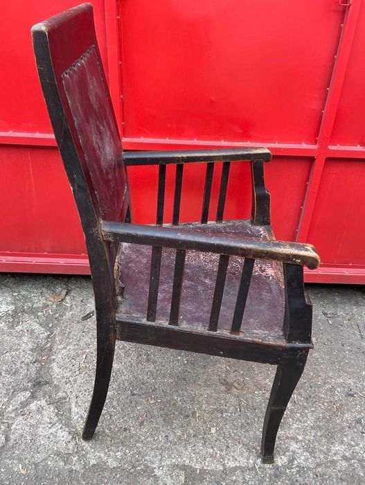 Scaun Vintage din lemn masiv; Jilt vechi; Fotoliu Bucuresti Sectorul 4 ...