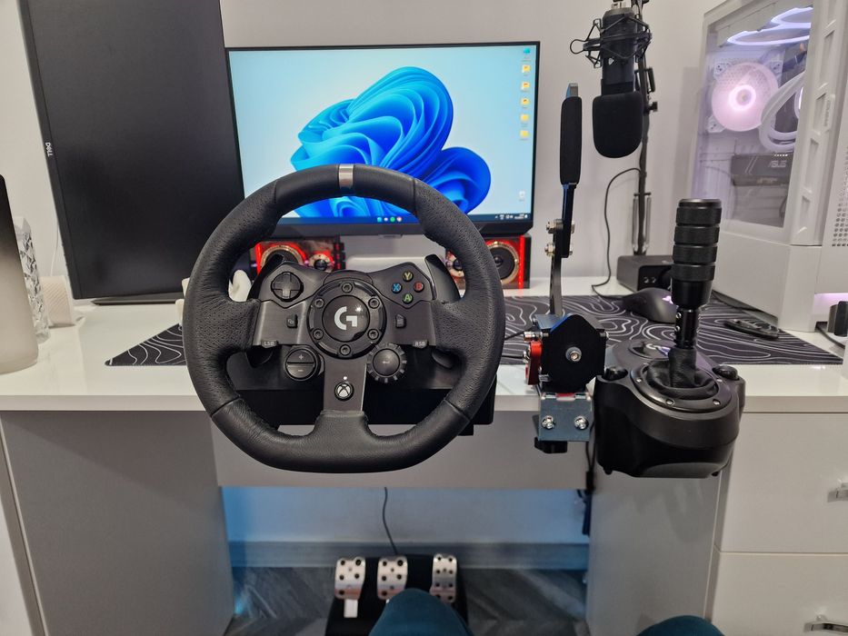 Волан Logitech g923 + shifter + handbrake гр. Димитровград • OLX.bg