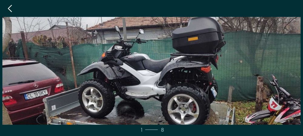 ATV 260cc inmatriculat, acte, ITP - schimb cu scuter cat B Bucuresti ...