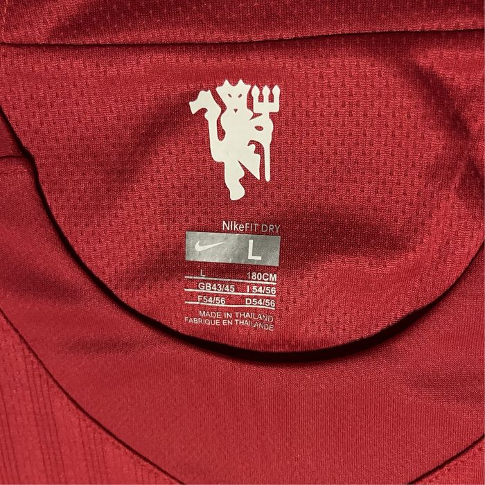 Nike Manchester United Ronaldo #7 Champions League Kit Red Size L ...