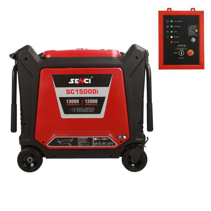 Generator inverter SENCI SC-15000i P. max. 13,0 kW, 230V, AVR cu ATS ...