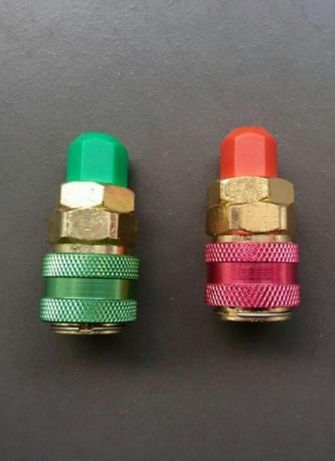 Set cuple rapida rapide freon aer conditionat auto robinet mufa r134 ...