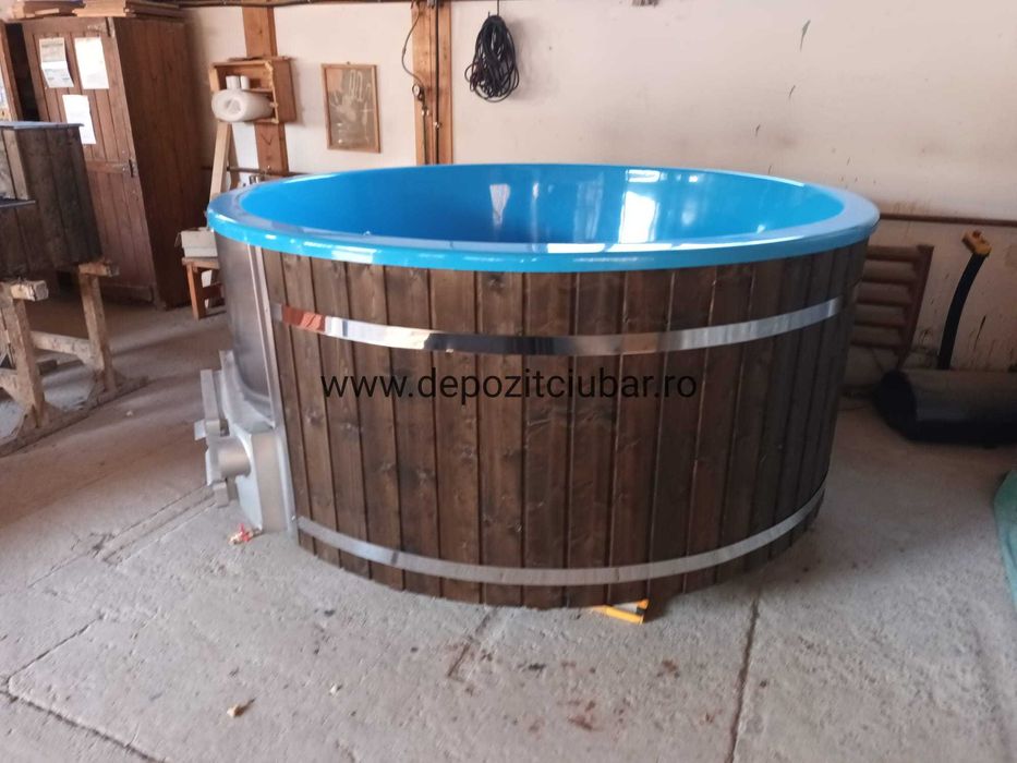 Ciubar , din fibra de sticla ,cu soba incorporata, model nou 8 pers ...