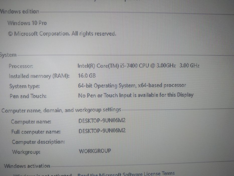 Pc gaming,Msi nightblade i5 a7a,gtx 1050ti 4gb,ram 16gb,ssd 256,hdd1tb ...