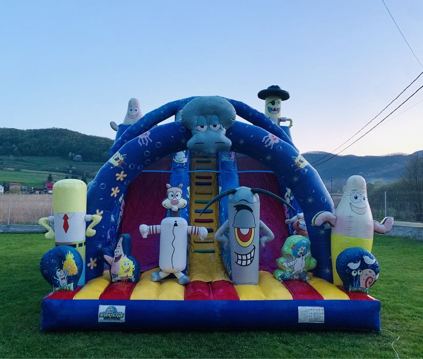Topogan/tobogan gonflabil Sponge Bob Aiud • OLX.ro