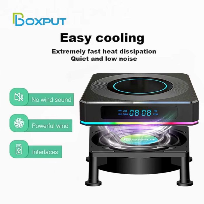 Ventilator pentru TV Box Android, Router, Raspberry Pi Computer,5V USB ...