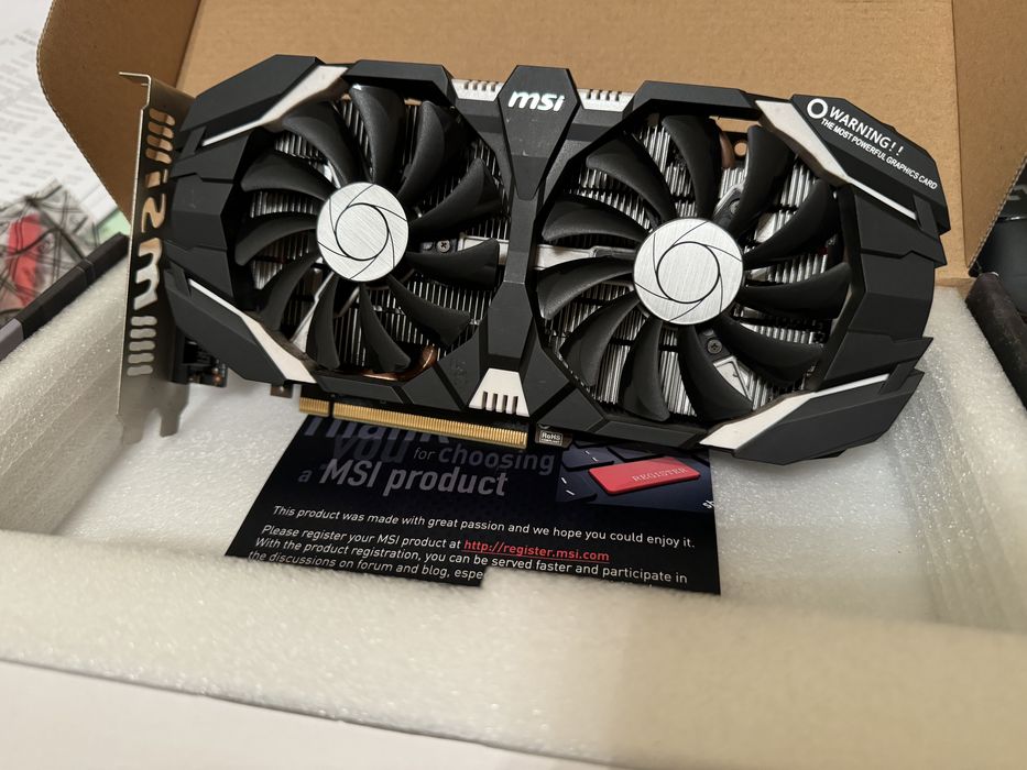 Placa video MSI GEFORCE GTX 1060 6GB Deva • OLX.ro