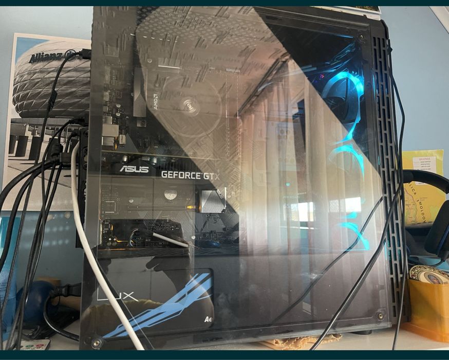 Sistem complet gaming PC Raptor 5 ,monitor , tasatura , mouse , casti ...