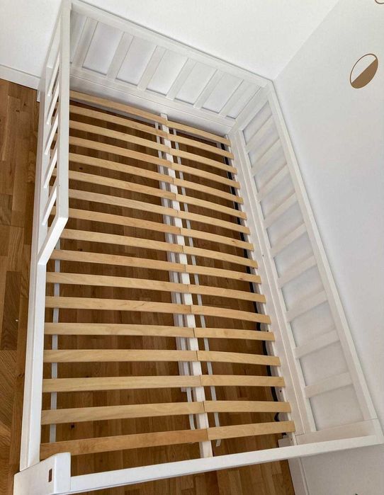 Patutul lui Eric, model crib bed, pat copil tip Montessori 120x200cm ...