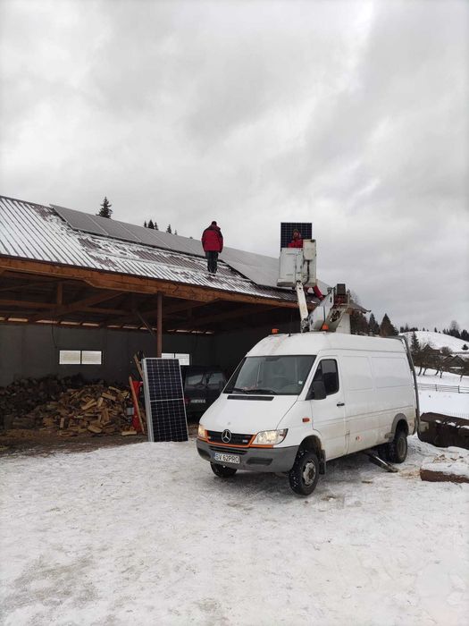 Mercedes Sprinter cu nacelă prb Versalift 14 m Campulung Moldovenesc ...