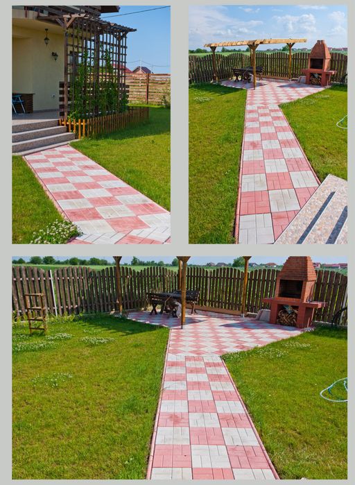 Pavaj Pavele Pavaje model Romb 3D. Pentru gradina si piscina Magurele ...