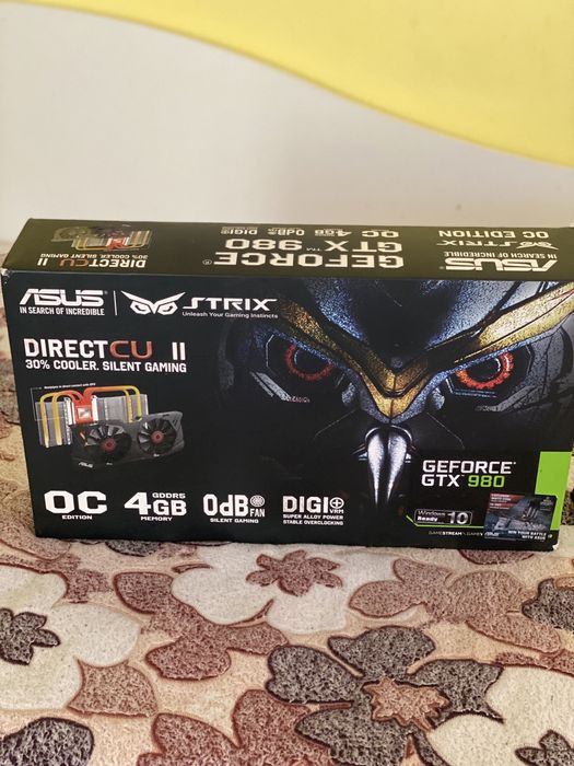 GTX 980 Asus Strix с. Търнак • OLX.bg