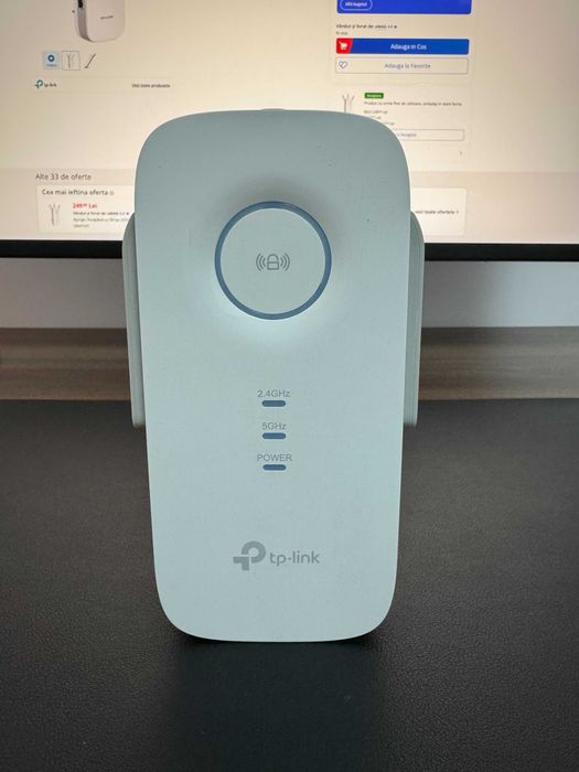 Range Extender wireless AC1750 TP-Link RE450 Gigabit, Dual Band Iasi ...