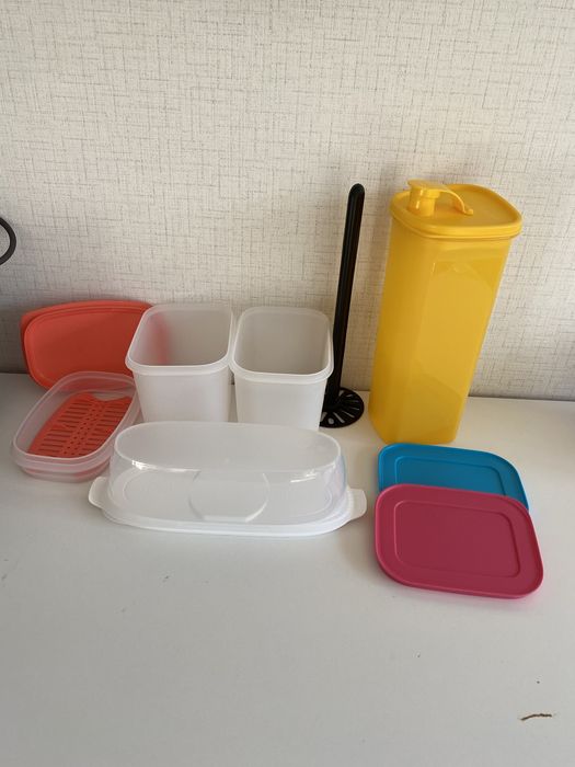 Съдове Tupperware, кана, кутии за фризер, за кашкавла и колбаси гр. Русе Веждата • OLX.bg