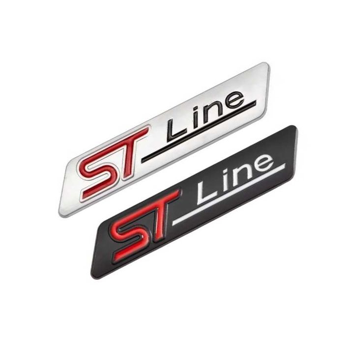 Emblema ST line Embleme FORD Accesorii Stema Sticker Ornament Simbol ...