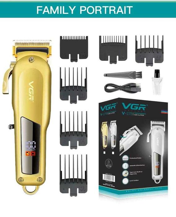 VGR Професионална машина за подстригване на коса с дисплей V-278 гр. Силистра Изток • OLX.bg