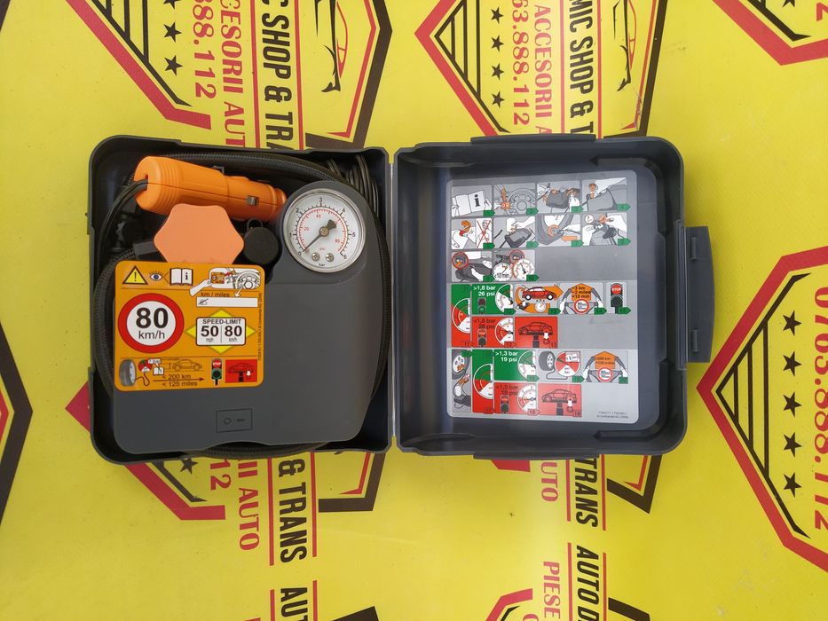 Compresor auto umflat roti original Continental 120 W 12V 10A Bucuresti ...