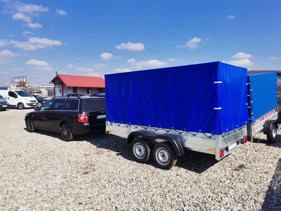 Remorca REPO noua 750 kg apicola auto atv moto carte RAR Galati • OLX.ro